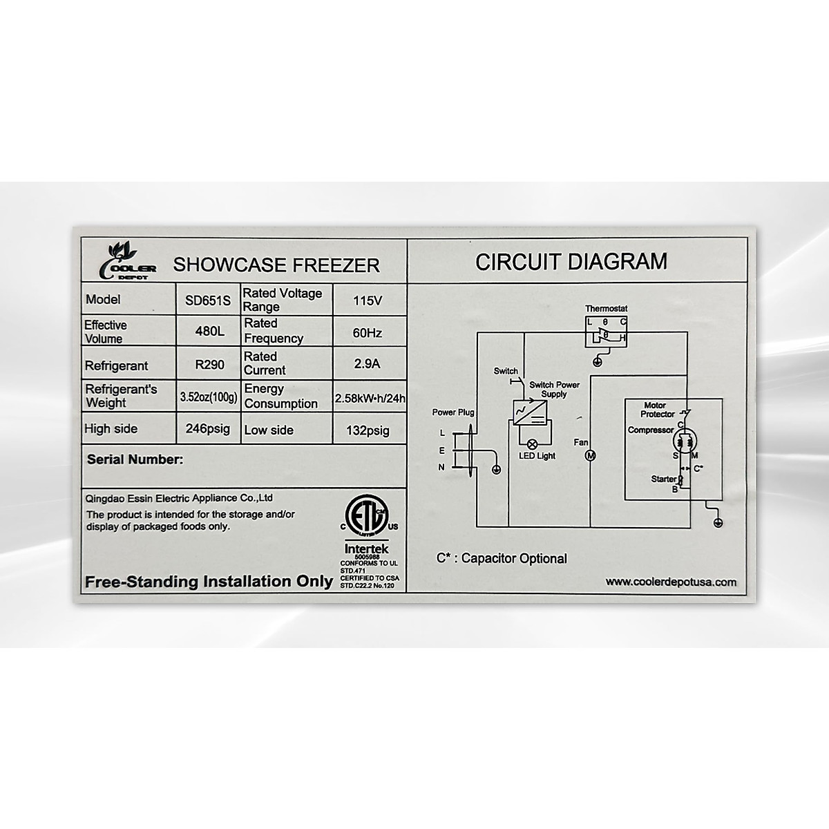 Chest Freezer Glass Door sliding Commercial Ice Cream Freezer 72" White Curve Display Top w/Storage Baskets 19 Cu.ft sd651s