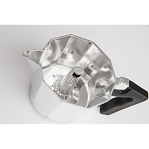 Barazzoni The Yellow Coloured Coffee Maker 3 Cups Product certified by the Accademia Italiana Maestri del Caffè.