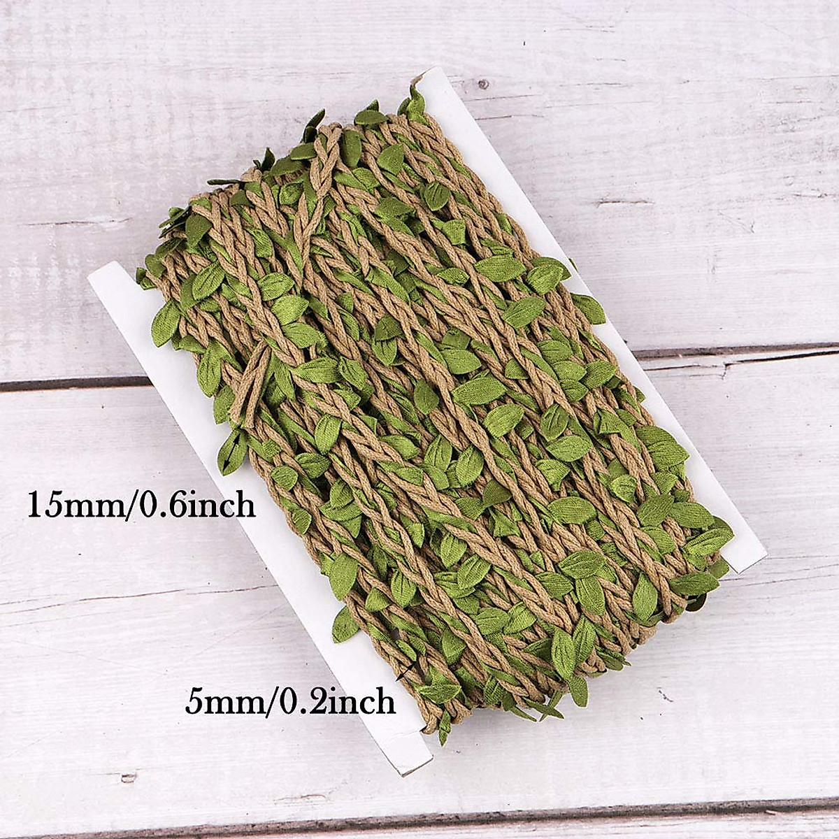 Jute Twine, NOGAMOGA 66 Feet Artificial Vine, Foliage Leaf Plant Garland for DIY Crafts, Wedding Decoration, Home, Garden Artworks and Crafts