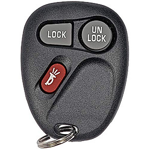 APDTY 24844 Keyless Entry Remote Key Fob Lock Unlock Transmitter (3-Button)