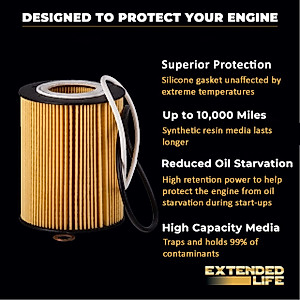 PG Oil Filter, Extended Life PG5598EX| Fits 2005-2019 various models of Audi, Porsche, Volkswagen