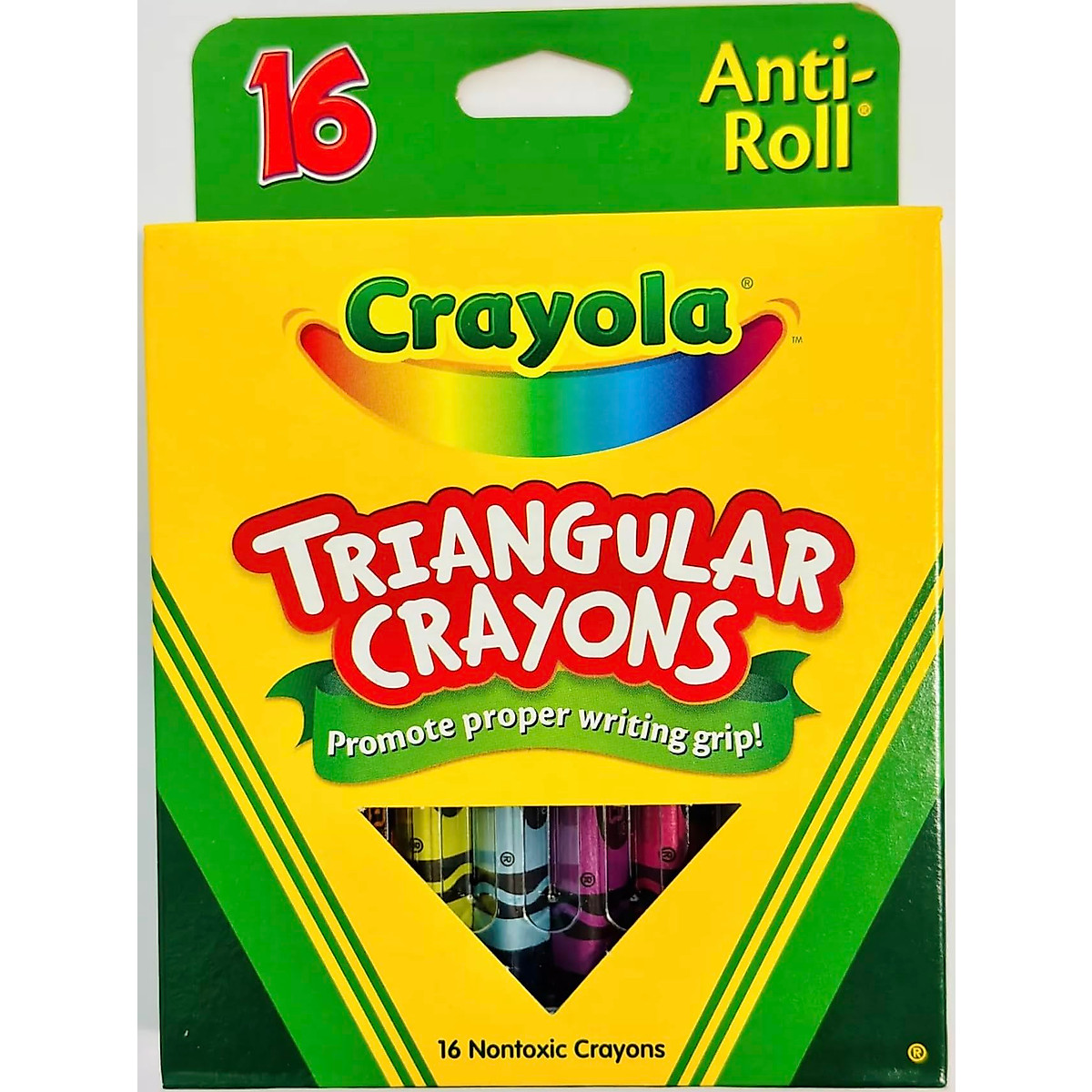 Triangular Anti-roll Crayons