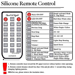 YouOKLight Disco Light, 9 Color LED Music Crystal Ball, Sound Activated, Remote Control, for Party, Home, Room, Dance, Birthday Gift, Kids Club