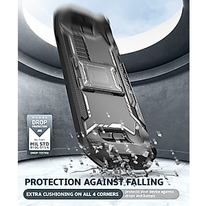 Mumba Blade Series Case for Steam Deck / Steam Deck OLED with Kickstand, TPU Grip Shock Protective Cover Accessories, Heat Dissipation Friendly, Anti-Slip & Anti-Scratch Protector (Black)