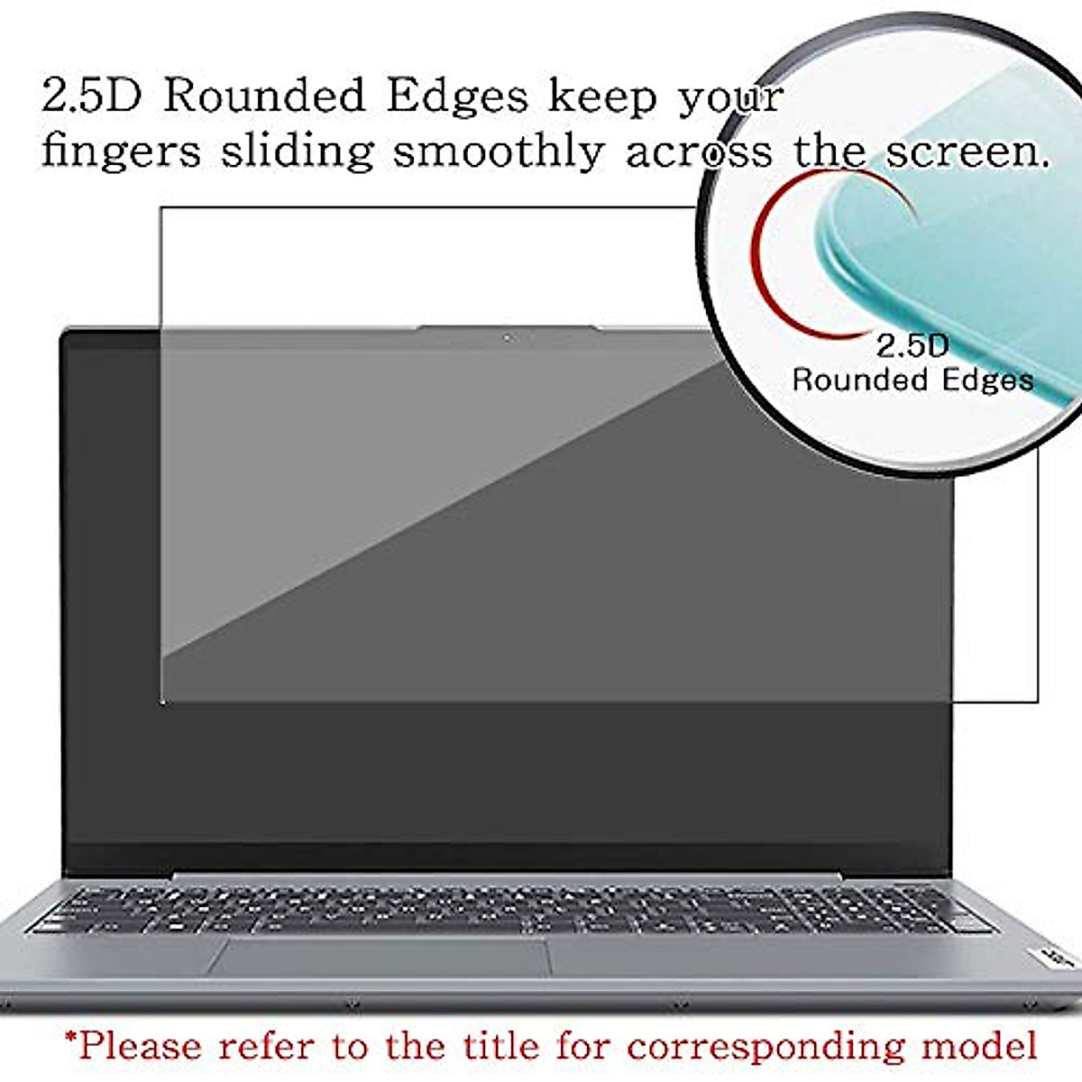 Puccy Tempered Glass Screen Protector Film, compatible with Dell Alienware Area-51m R1 2019 17.3" （Active Area Cover Only） Protective Protectors Guard