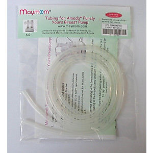 Maymom Replacement Tubing for Ameda Purely Yours, MYA Joy, Joy Plus Breast Pump; Also Suitable for Spectra S1, Spectra S2, Spectra 9 Pumps; Retail Pack, 2 Tubes/Pack