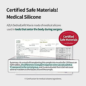 AZLA SednaEarfit MAX ASMR Standard 3 Pairs S/MS/M (M Set)