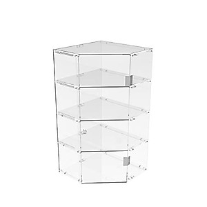 FixtureDisplays® Clear Acrylic Candy Bin Partitioned Dry Food Display Spices Container Retail Donut Cookie Bin Ships Knock Down 100826-NF