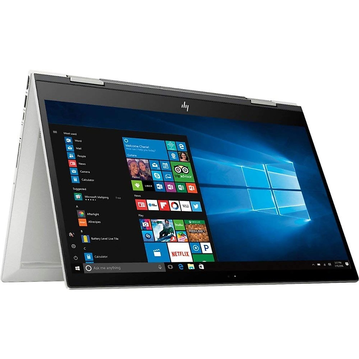 HP Envy X360 2-in-1 2019 Premium 15.6" FHD Touchscreen Laptop Computer, 4-Core Intel Core i7-8550U 1.8GHz, 16GB RAM, 1TB SSD, Backlit Keyboard, Wi-Fi, Bluetooth, Webcam, HDMI, USB-C, Windows 10