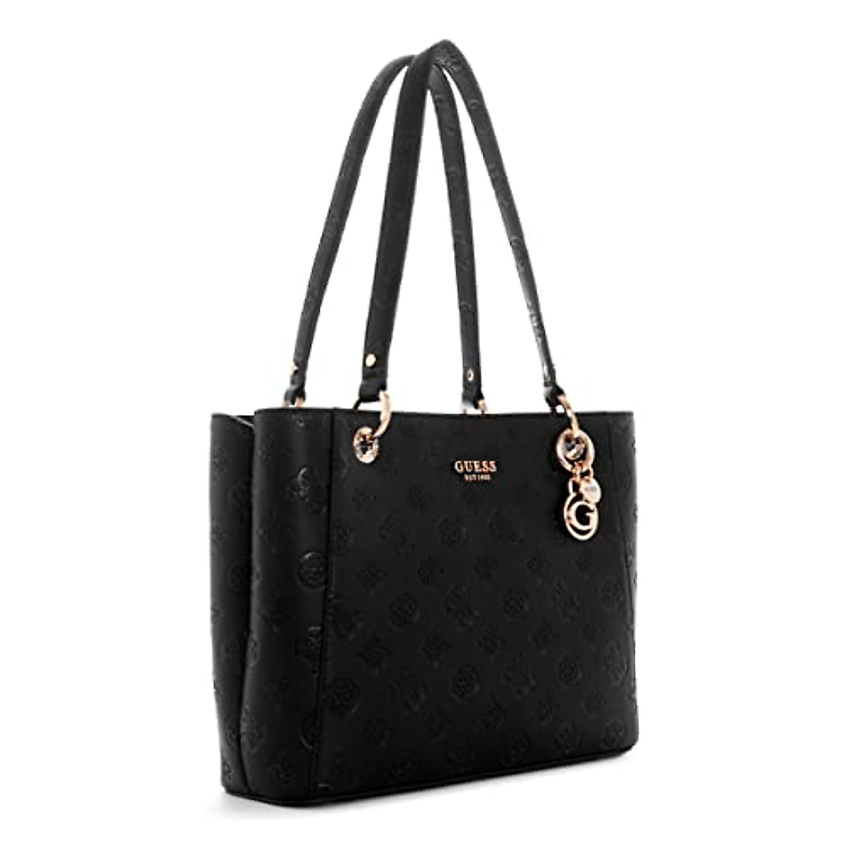 GUESS Galeria Small Noel Tote, Black