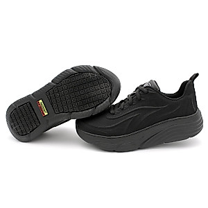 Laforst FILON Womens Slip Resistant Running Shoes Nonslip Xtreme Comfort Sneaker 10 Black