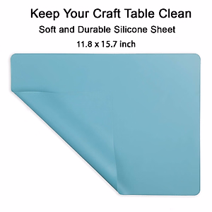 Booshow Silicone Resin Tray Mold Geode Agate XL Silicone Tray Mold & Gold Handles with A3 Extra Large Silicone Sheet for DIY Crafts, Epoxy Resin Casting Molds for Making Faux Agate Tray,Serving Board