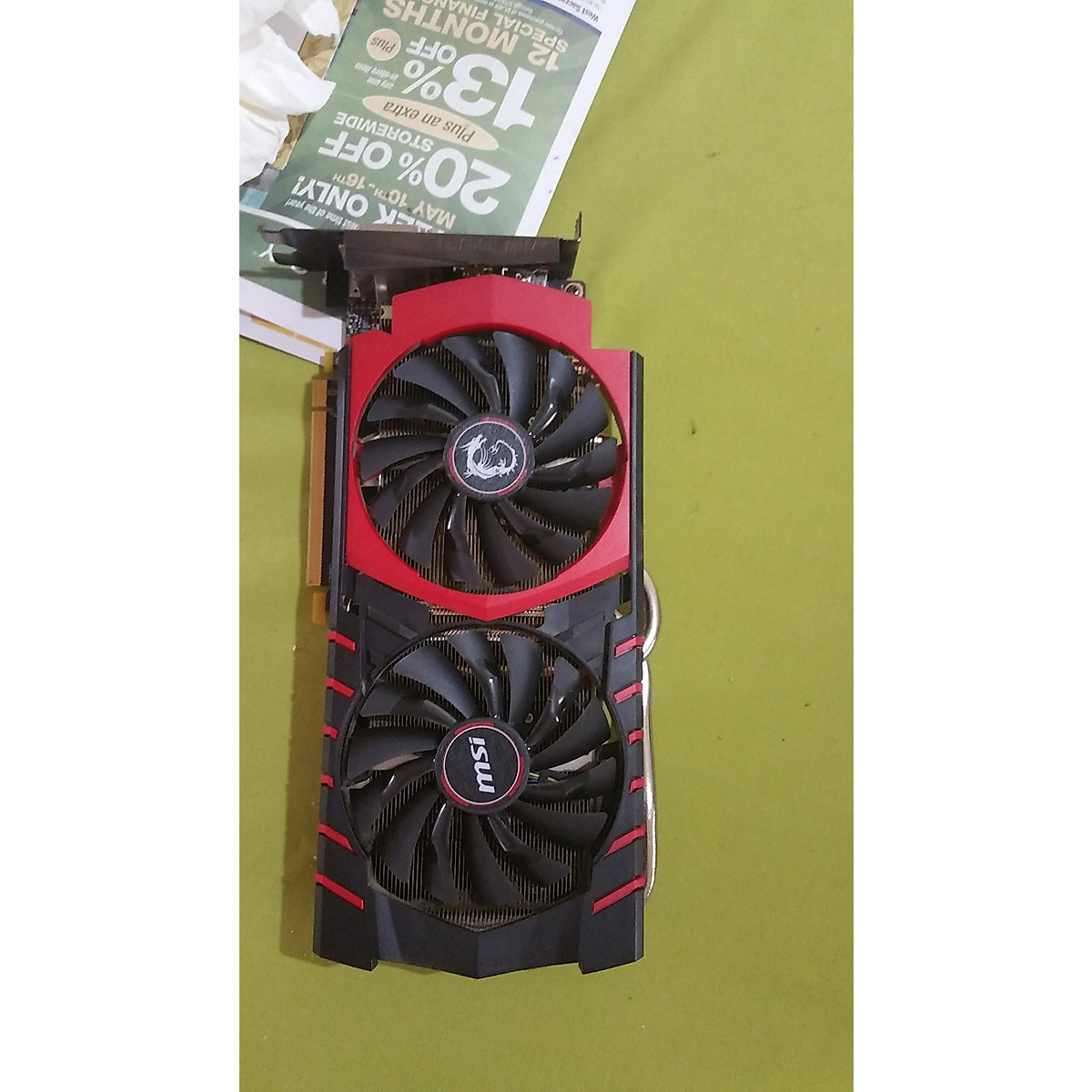 MSI GAMING GeForce GTX 970 4GB OC DirectX 12 VR READY (GTX 970 GAMING 4G)