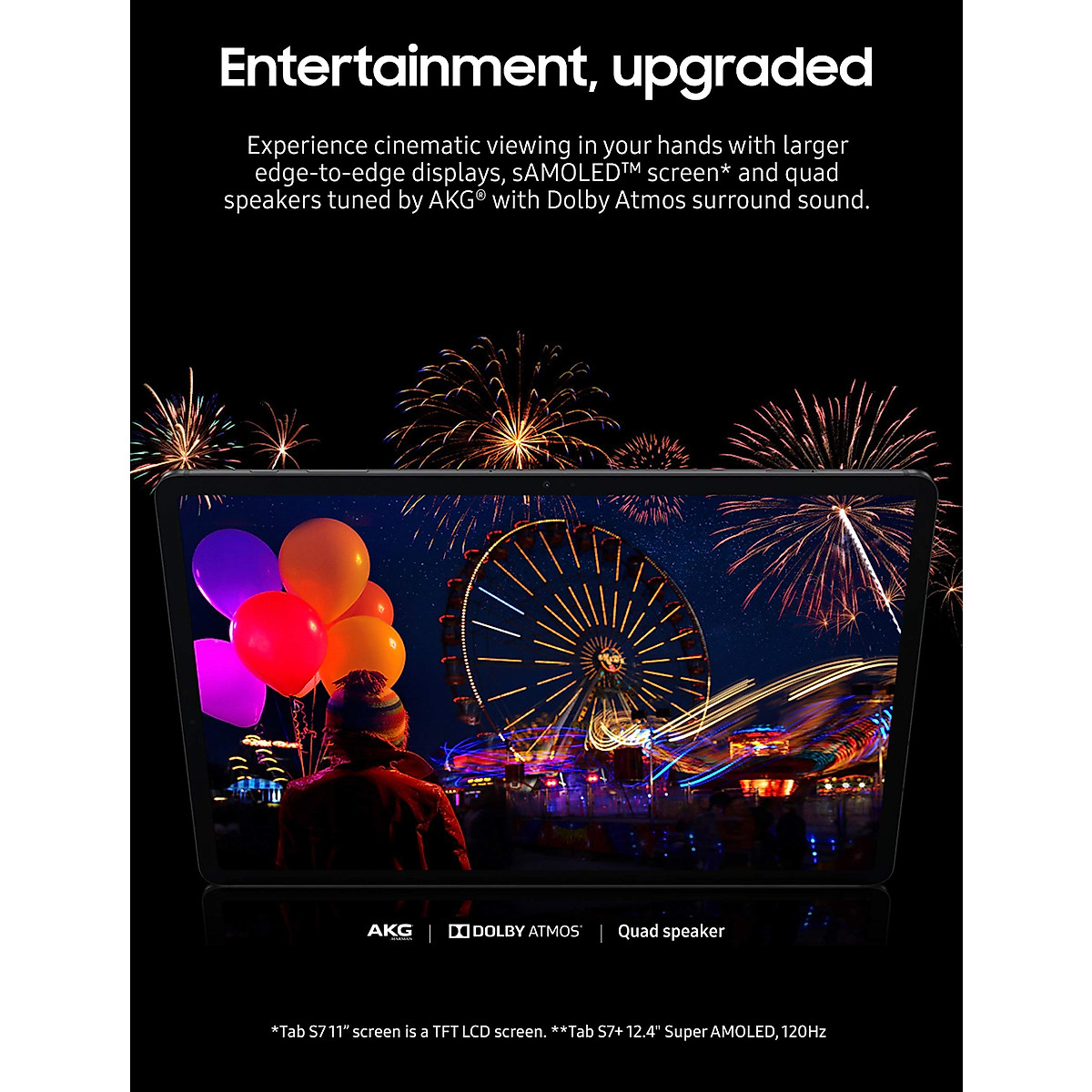 Samsung Galaxy Tab S7 11 inches2560x1600 Wi-Fi 256 GB Mystic Silver SM-T870NZSEXAR (Renewed)