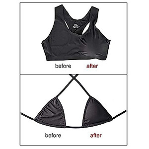 3 Pairs Triangle Shape Removable Sponge Bra pad Breathable Bra Push Up Bra Breast Insert Pads Breast Enhancers Shaper for Bikini Swimsuit Sports Bra Yoga Bra Beige