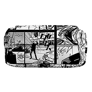 HANDAFA Anime Jujutsu Pencil Case Manga Pencil Pouch Holder Fashion Maker Case(Hua Gojo)
