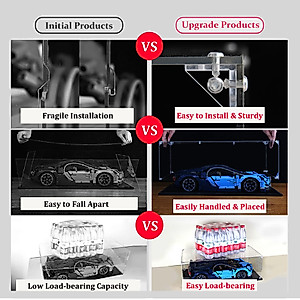 Acrylic Display Case for Lego 10248 Creator Ferrar F40 - Showcase, Protect & Decorate Model with Dustproof Storage, Collectibles, Gifts (2mm Transparent)