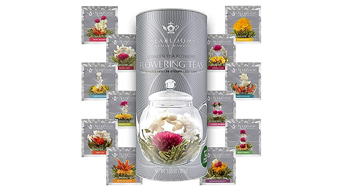 Teabloom Complete Tea Set - Elegant Blooming Tea Gift Set