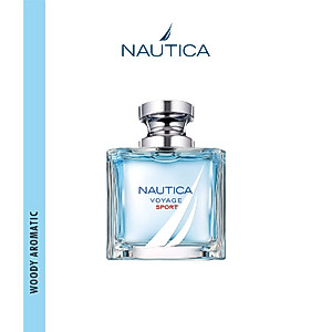 Nautica Voyage Sport Eau de Toilette 1.7 fl oz (Pack of 1), Notes of Spicy Mint, Cardamom, and Musk, Men's Fragrance, Long Lasting, Everyday Fragrance, Travel Size