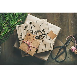 Iconikal Tie-On Kraft Gift Tags, 300-Count