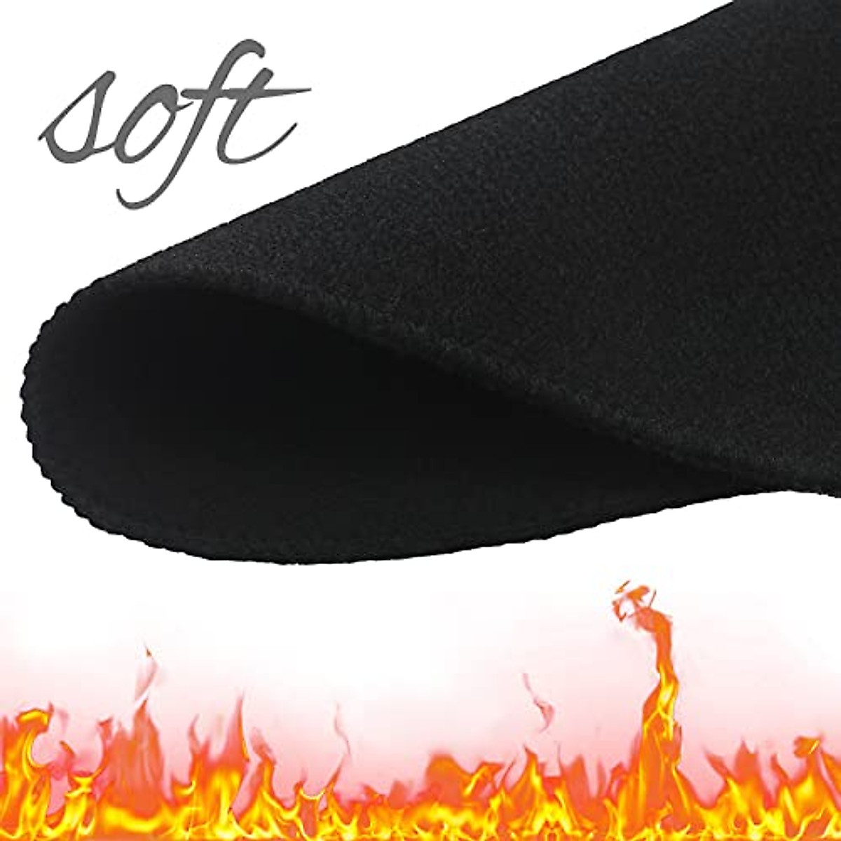 4 Pcs Carbon Felt Welding Blanket Fabric Fireproof Mat Fireproof Insulation 12 x 12 in Thickness Fire Retardant Protective Mat Heat Resistant up to 1800 Fahrenheit Degree for Glass Blowing Camp, Black
