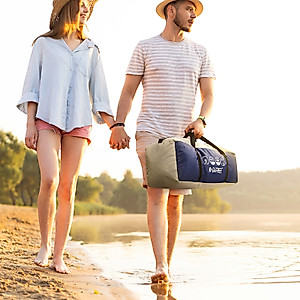 G4Free Large Camping Privacy Shelter Tent, Portable Outdoor Easy Set Up Shower Tent Dressing Changing Room with Carry Bag, Camp Toilet (Blue)