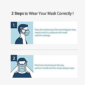 FORA Disposable 4-Layer Surgical Mask, Box of 50 Pcs, Perfect for Surgical and Daily Use