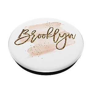 Brooklyn Girls Name Gift Trendy Modern Teen Tween Ladies PopSockets PopGrip: Swappable Grip for Phones & Tablets