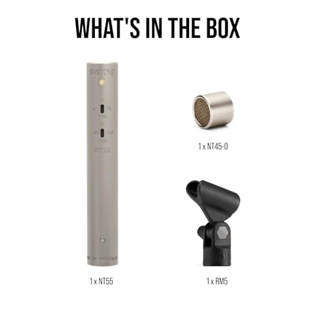 Rode NT55 Multi-Pattern Condenser Microphones, Matched Pair