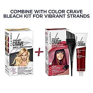 Clairol Color Crave Semi-Permanent Hair Dye, Scarlet Hair Color, 1 Count