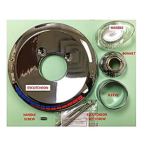 Danco 28964A Bath Tub and Shower 1-Handle Trim Kit for Eljer and Valley Faucets, 1-Pack (28964), Chrome