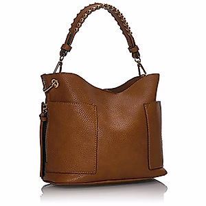Steve Madden womens Bsammy Hobo Bag, Cognac, One Size US