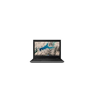 Lenovo 100E Chromebook 2ND Gen 81QB000AUS Laptop Computer, 11.6" HD (1366 X 768) Display, MediaTek MT8173C Processor, 4GB RAM, 16GB eMMC TLC SSD, Powervr GX6250, Chrome OS, Black