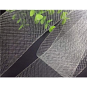 Teemico 50 Yards Stiff Polyester Horsehair Braid for Polyester Boning Sewing Wedding Dress Dance Formal Dress Accessories (White, 2 inch)