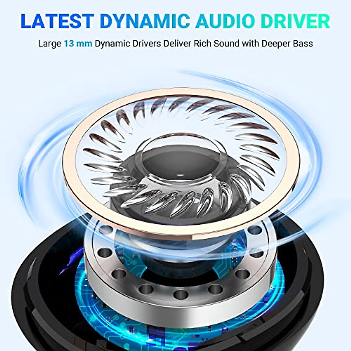 Wireless Earbuds for Galaxy S22 Ultra, HGCXING Noise Cancelling Touch Control Sweatproof True TWS Headphones Bluetooth 5.3 HiFi Stereo Earphone with Mic Headset for iPhone 13 Pro Samsung S21 FE Z Flip