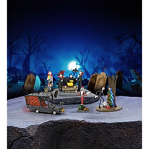 Department 56 Disney The Nightmare Before Christmas Village Accessories Vampire Brothers Prepare The Duck Toy Figurine, 3.42 Inch, Multicolor