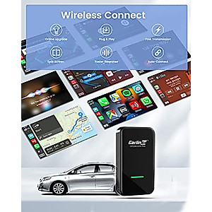 CarlinKit 3.0 Wireless CarPlay Adapter - Convert Wired CarPlay to Wireless in Factory Cars, 2015-2023 Models