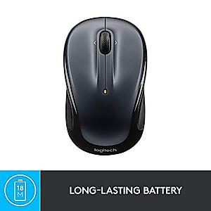 Logitech M325 Wireless Mouse Dark Silver