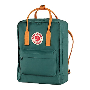 Fjallraven Women's Kanken Backpack, Arctic Green/Spicy Orange, One Size