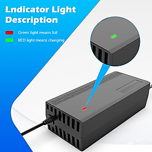 54.8V 2A Power Supply Adapter Charger for 48V 13S Lithium Li-ion Battery Pack DC Plug 5.5mm 2.1mm