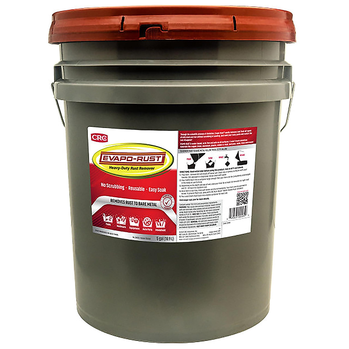 Evapo-Rust The Original Super Safe Rust Remover, Water-based, Non-Toxic, Biodegradable, 5 Gallons