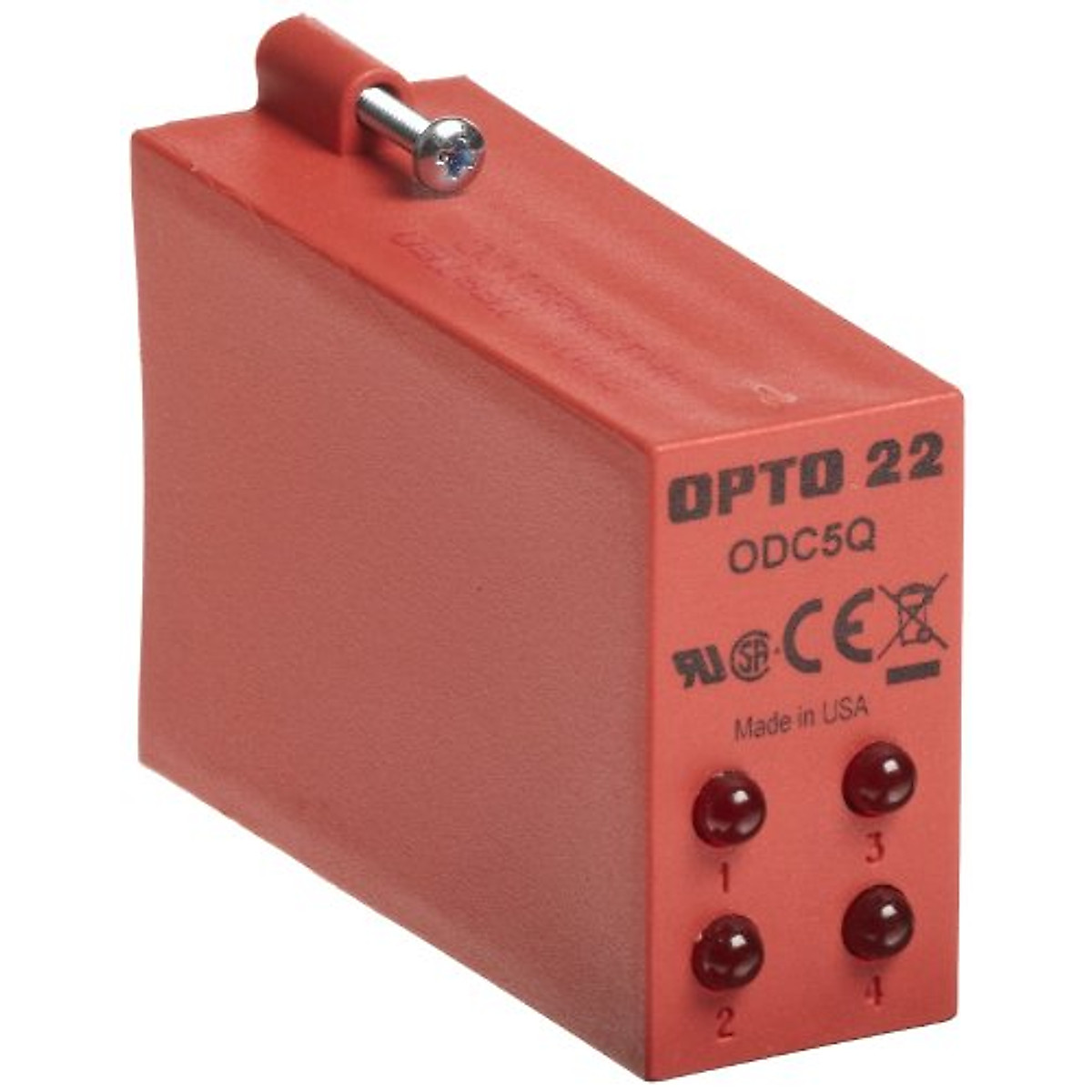 Opto 22 ODC5Q 4 Channel Quad Pak DC Output, 5-60 VDC, 5 VDC Logic, 65 A One-Second Surge Amps, 4000 Vrms I/O Isolation