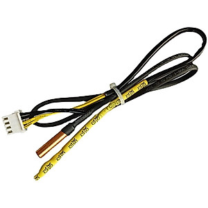 HMHAMA Air Conditioner Temperature Sensor Thermistor Probe Freeze Control Sensor Double Air Conditioning Probe 20K Copper 15K Rubber Head Universal for GREE Air Conditioner