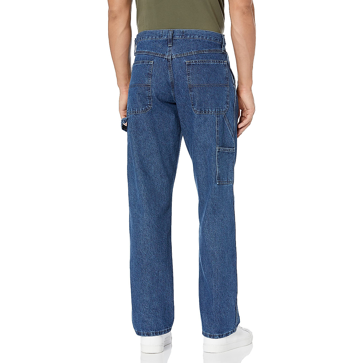 Wrangler Authentics Men's Big and Tall Classic Carpenter Jean, Retro Stone 46W x 30L