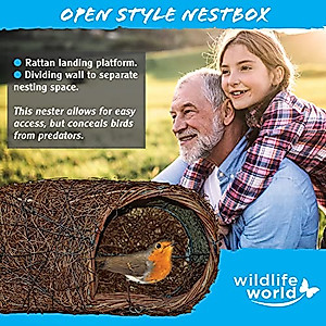 Wildlife World Simon King Secret Nester Bird Habitat Roosting Pocket