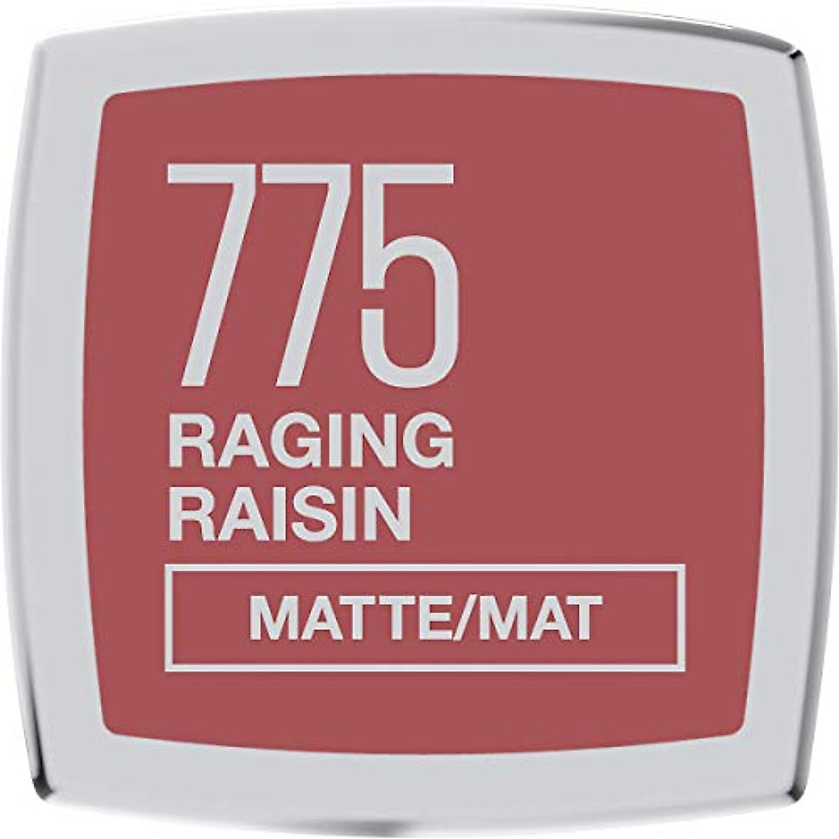 Maybelline New York Color Sensational Red Lipstick Matte Lipstick, Raging Raisin, 0.15 Ounce, 1 Count,Pack of 1,K2028800