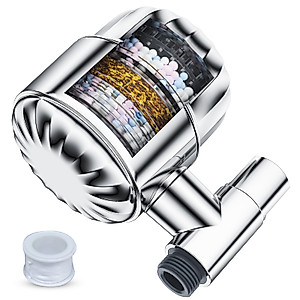32 Stage Shower Filter,SR SUN RISE Shower Filter Head for Hard Water - High Output Shower Water Filter to Remove Toxic Chemicals/Chlorine/Fluoride, Improves the Condition of Your Skin,Hair