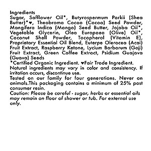SheaMoisture Hand & Body Exfoliator SuperFruit Complex Exfoliating Scrub for Dry Skin with Shea Butter 12 oz