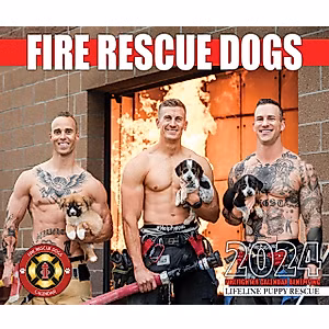 2024 Fire Rescue Dogs Calendar