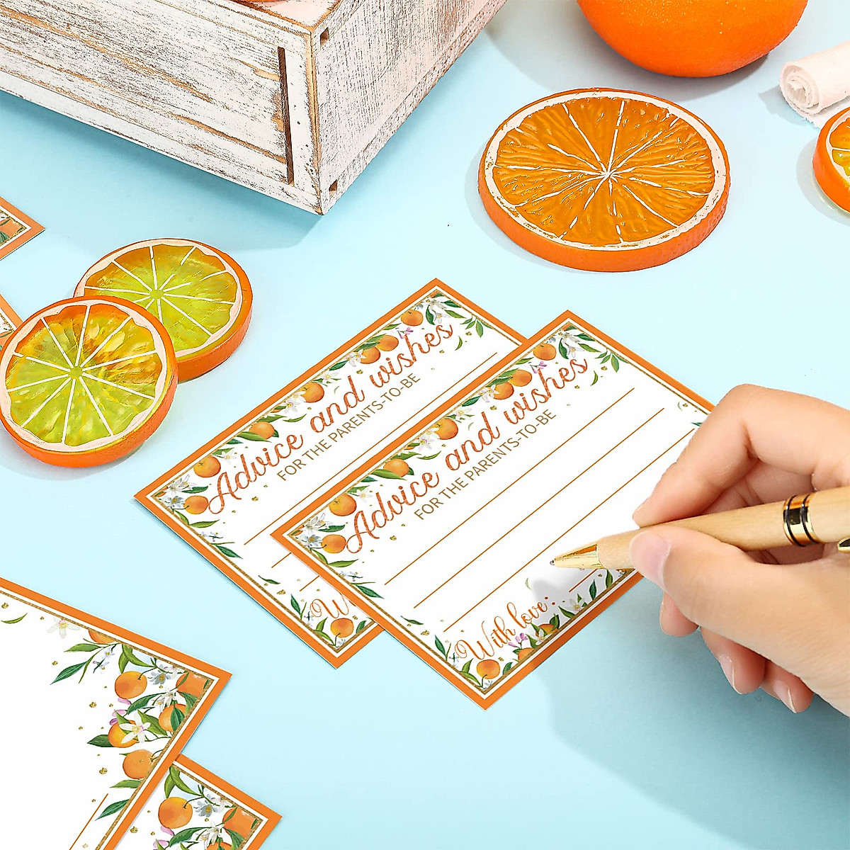 51 Pieces Little Cutie Diaper Raffle Tickets with Diaper Raffle Card Box for Baby Shower Decorations Little Cutie Diaper Raffle Sign Box Diaper Raffle Game Insert Advice and Wishes Diaper Raffle